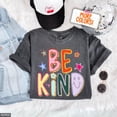 CLOTEX Comfort Colors® Be Kind T-Shirt Hand Drawn Motivational T-Shirt ...
