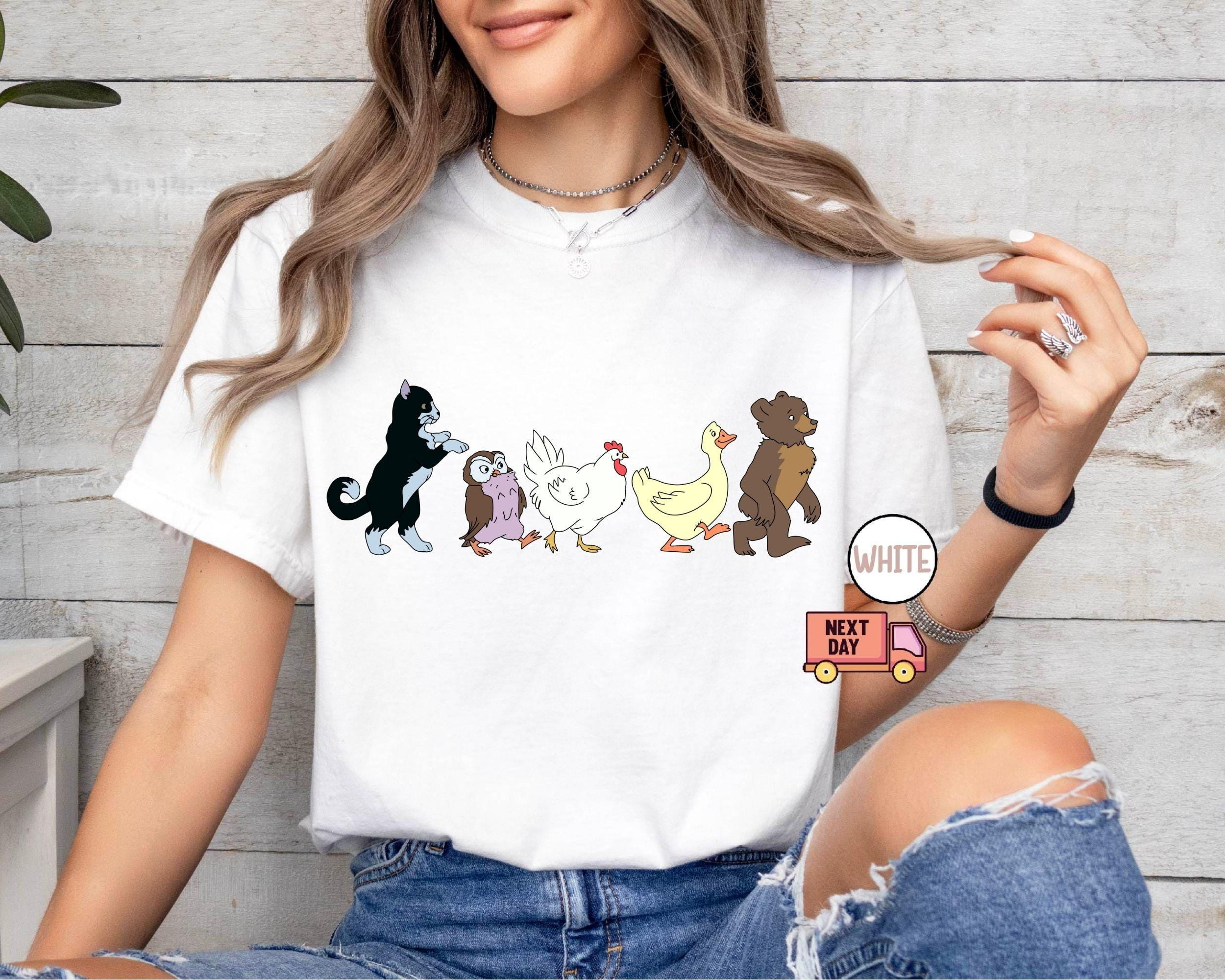 CLOTEX Comfort Colors Bear Shirt, Cute Animal Lover Shirt, Animal Mom ...