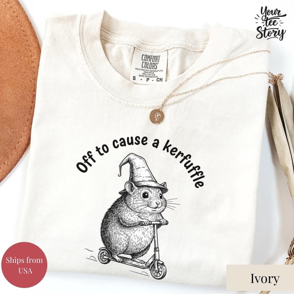 CLOTEX Comfort Colors Shirt, Funny Groundhog Scooter Sweatshirt, Animal ...