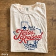 CLOTEX Comfort Colors Texas Raised Shirt, Western Texas Girl Tee, Lone ...