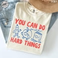 CLOTEX Comfort Colors 'You Can Do Hard Things' Shirt : Cute Retro ...