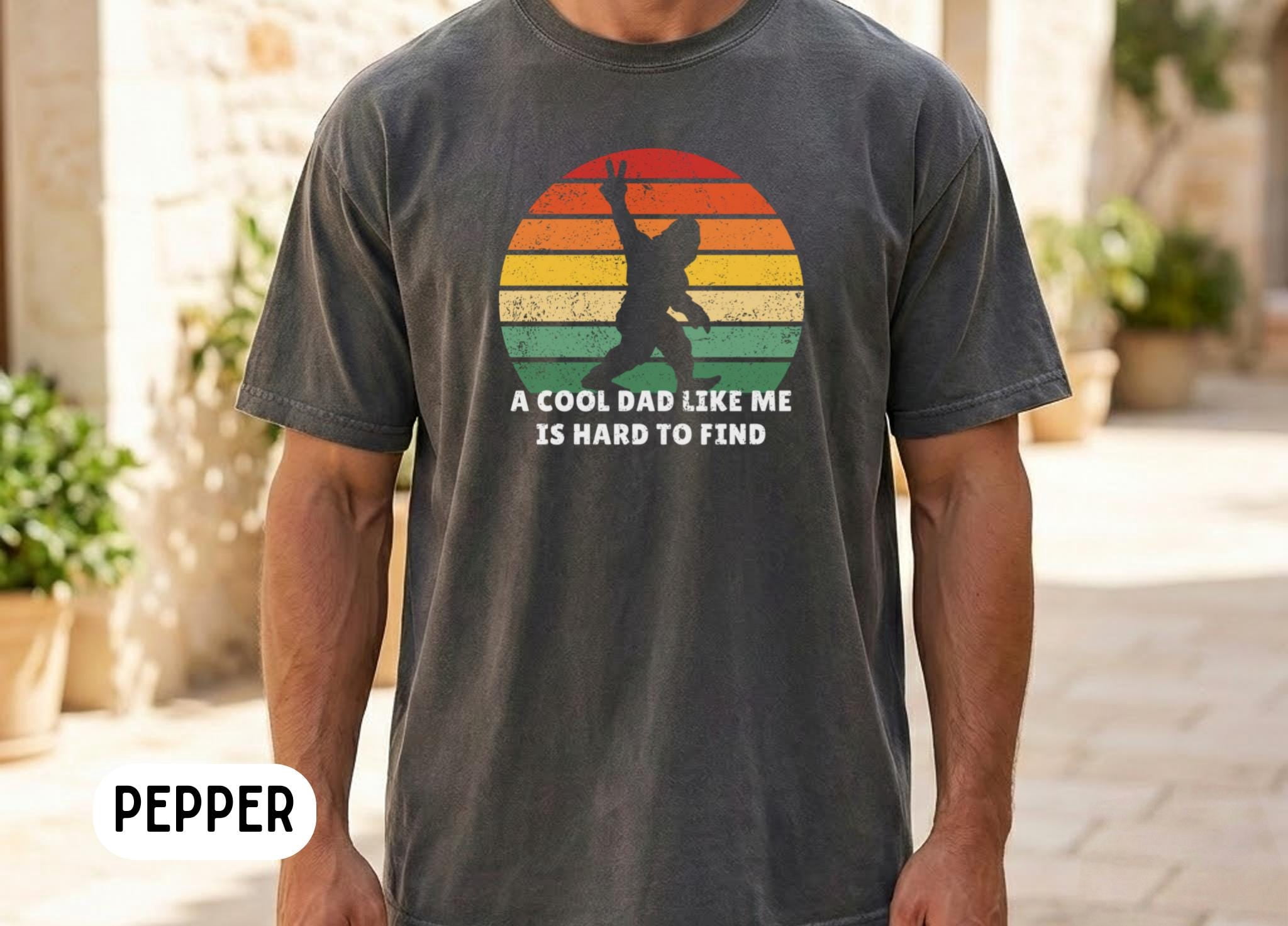 CLOTEX Cool Dad Sasquatch Shirt, Finding Bigfoot Tee, Comfort Colors ...