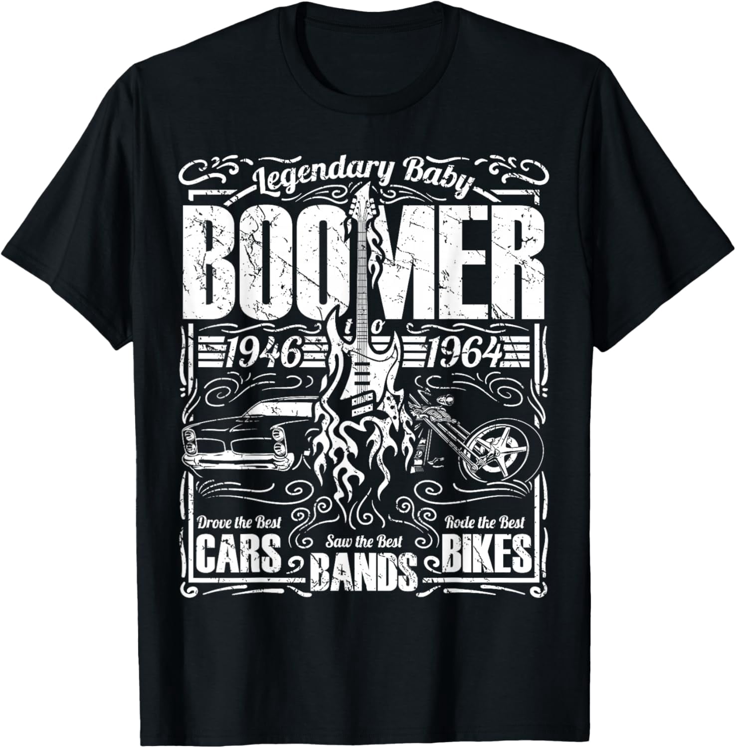 CLOTEX Cool Legendary Baby Boomer Birthday Design Born 1946 to 1964 T ...