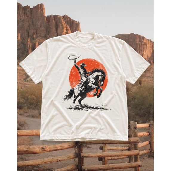 CLOTEX Cowboy Western Comfort Colors® 90s Vintage Style Tshirt, Retro ...