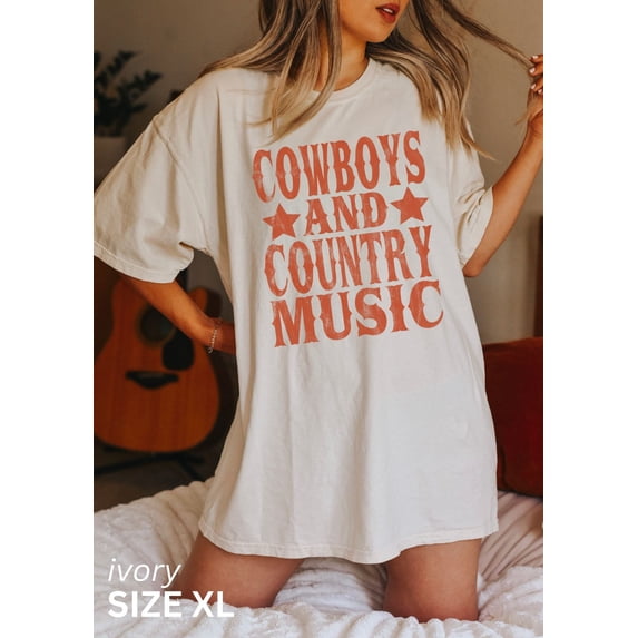 CLOTEX Cowboys and Country Music, Country Concert Shirt, Country Music ...