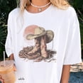 CLOTEX Cowgirl Boots Western Graphic Tee Vintage Cowboy Shirt Rodeo ...