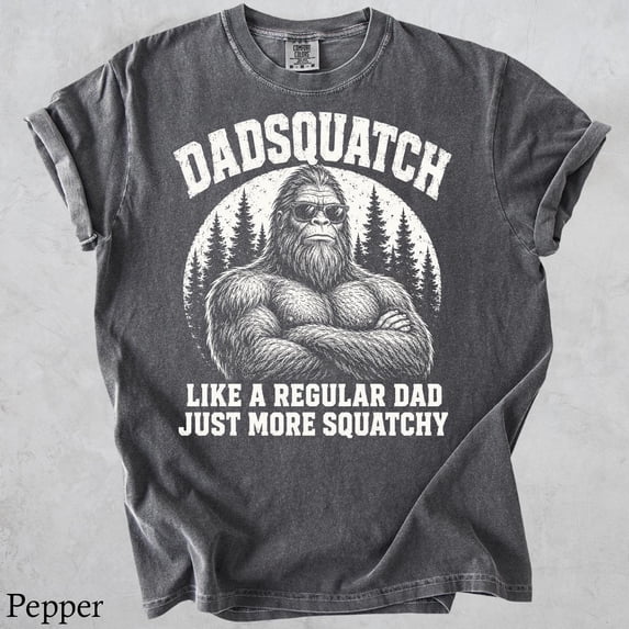CLOTEX Dadsquatch Shirt, Funny Bigfoot Dad Tee, Sasquatch Daddy Gift ...