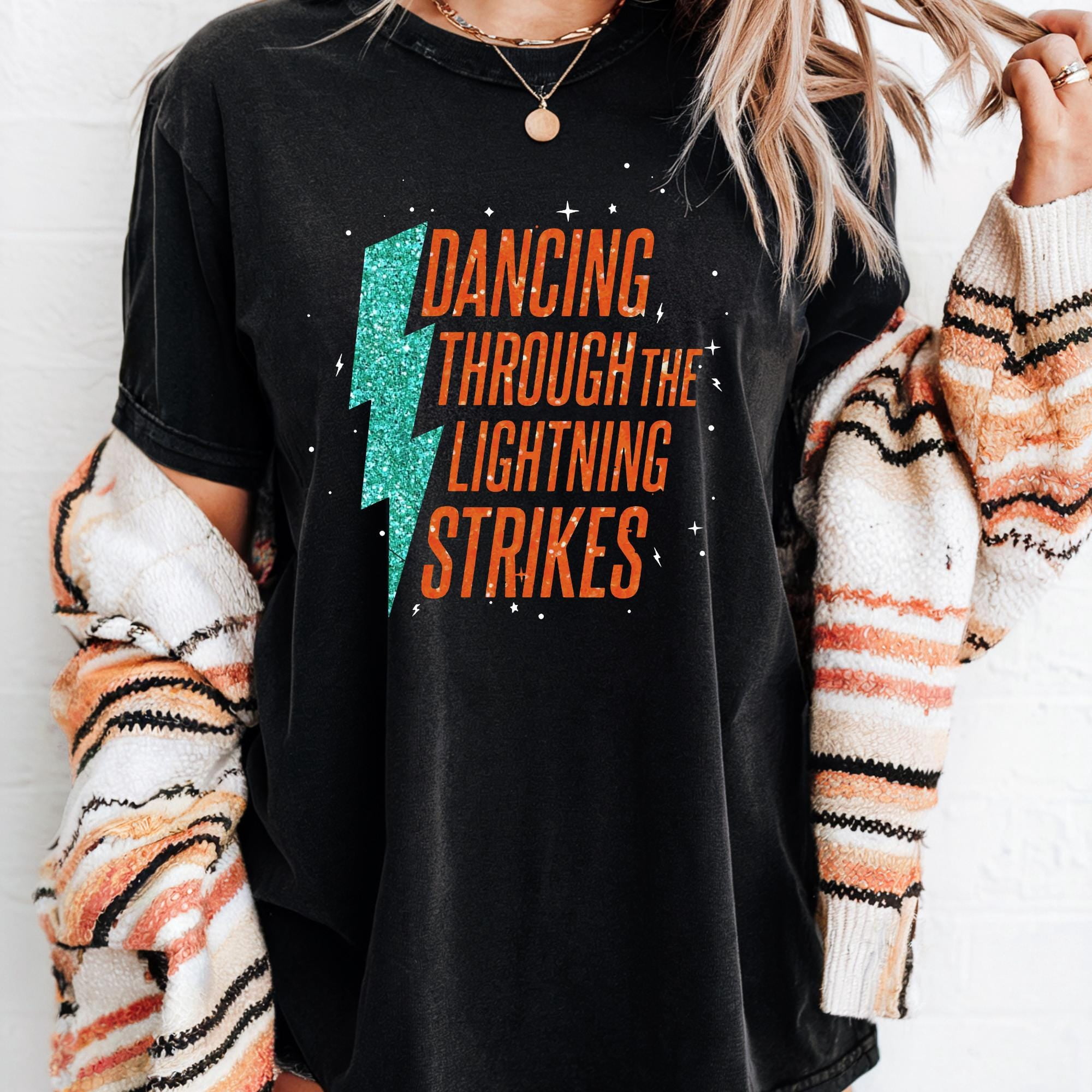CLOTEX Dancing Through The Lightning Strikes Shirt, Inspired Opalite ...