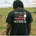 CLOTEX Don't Let The Old Man In T-Shirt Vintage American Flag Memorial ...