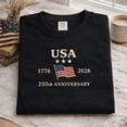 CLOTEX USA 250th Anniversary Sweatshirt, American Freedom Tee, Ivory S ...