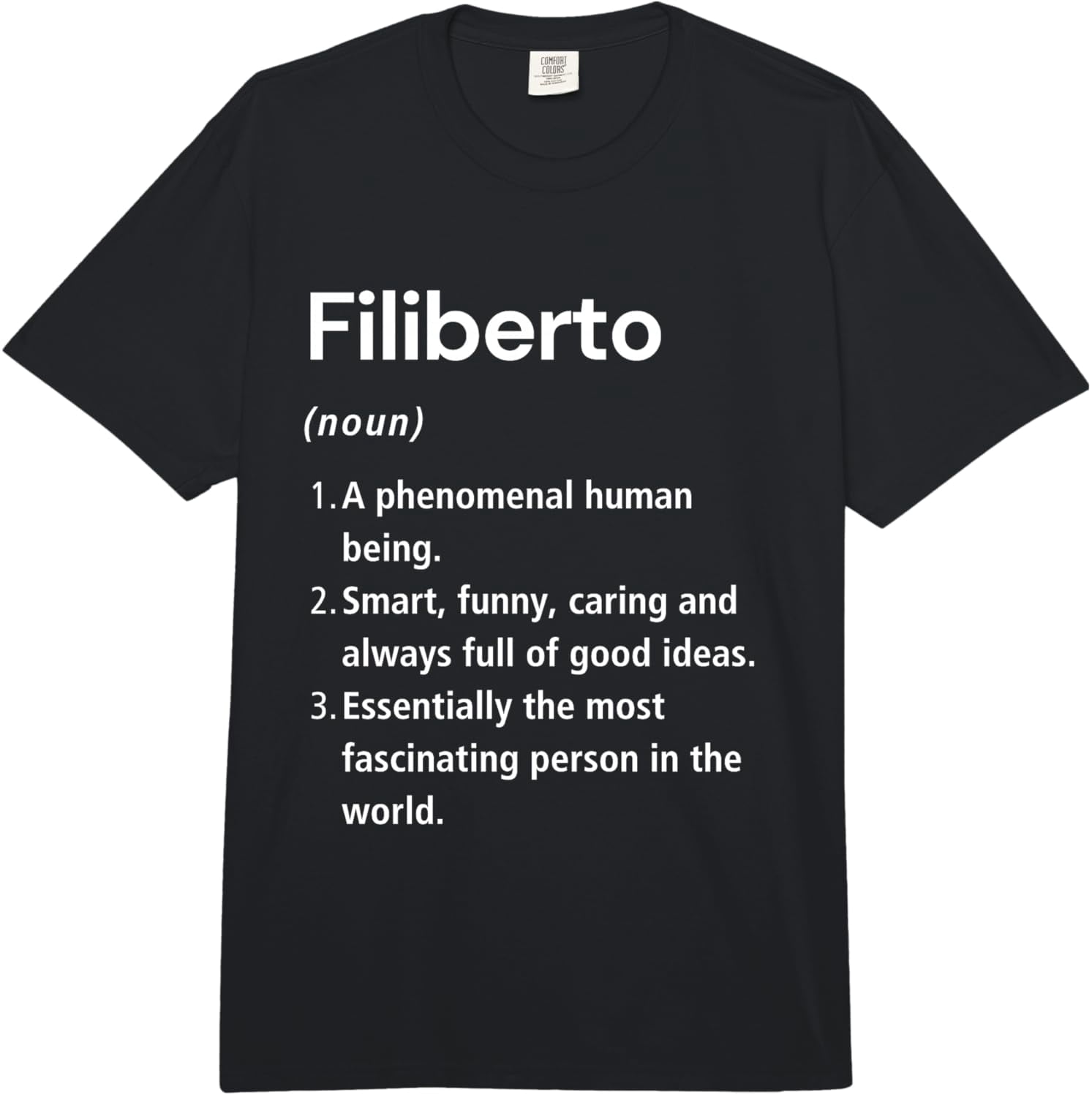 CLOTEX Filiberto Name Definition Dictionary Comfort Colors Heavyweight ...