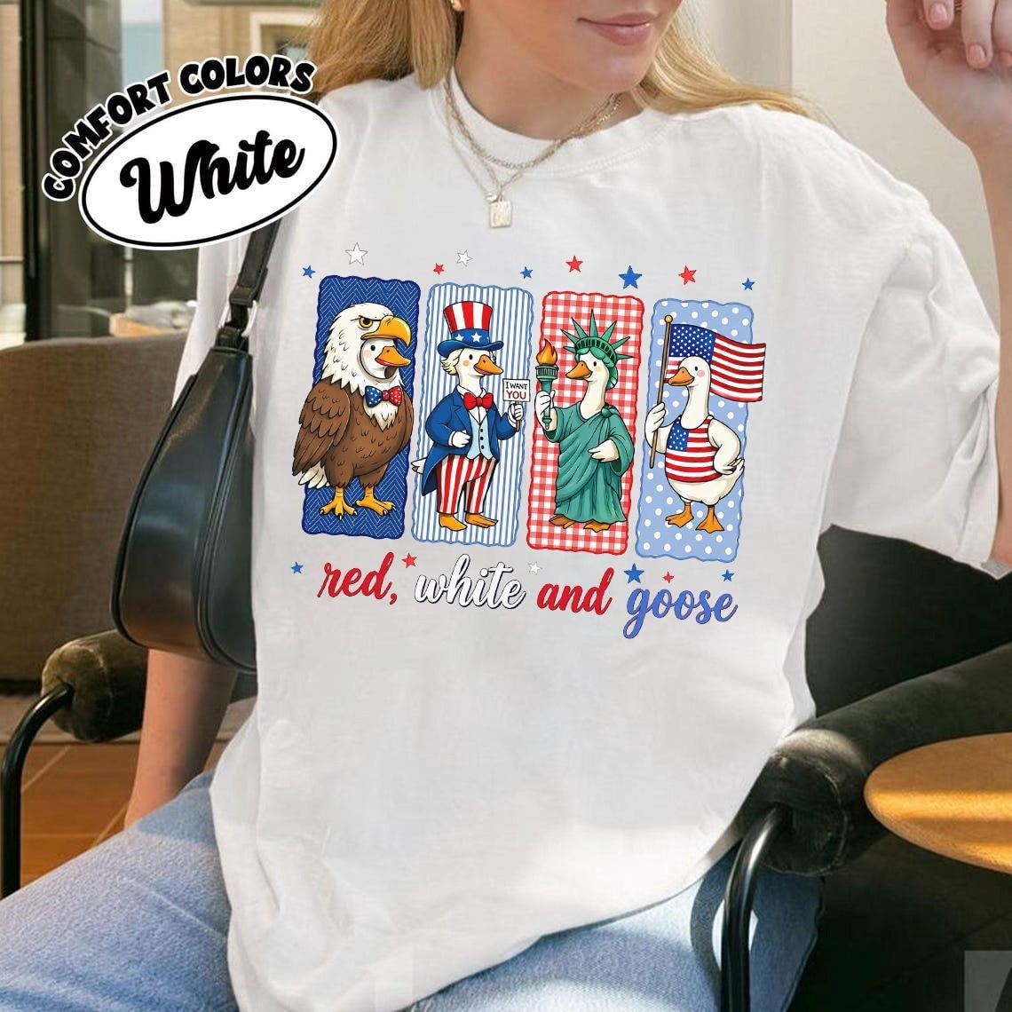CLOTEX Funny Goose 250th Anniversary Shirt, Just An Independent Goose ...