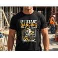 CLOTEX Funny T-Shirt If I Start Dancing, Turn Off Breaker Gift, White ...