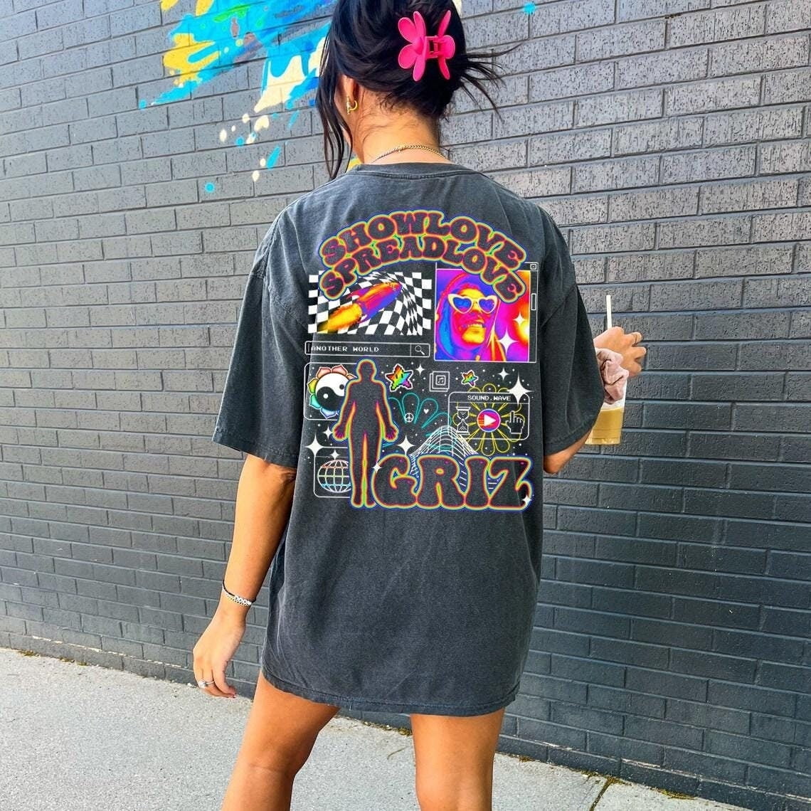 CLOTEX GRIZ another world t-shirt | edm music festival merch, Denim S ...