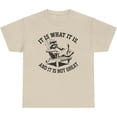 CLOTEX It Is What It Is Funny Meme Graphic Tee Quirky Unisex Humor ...