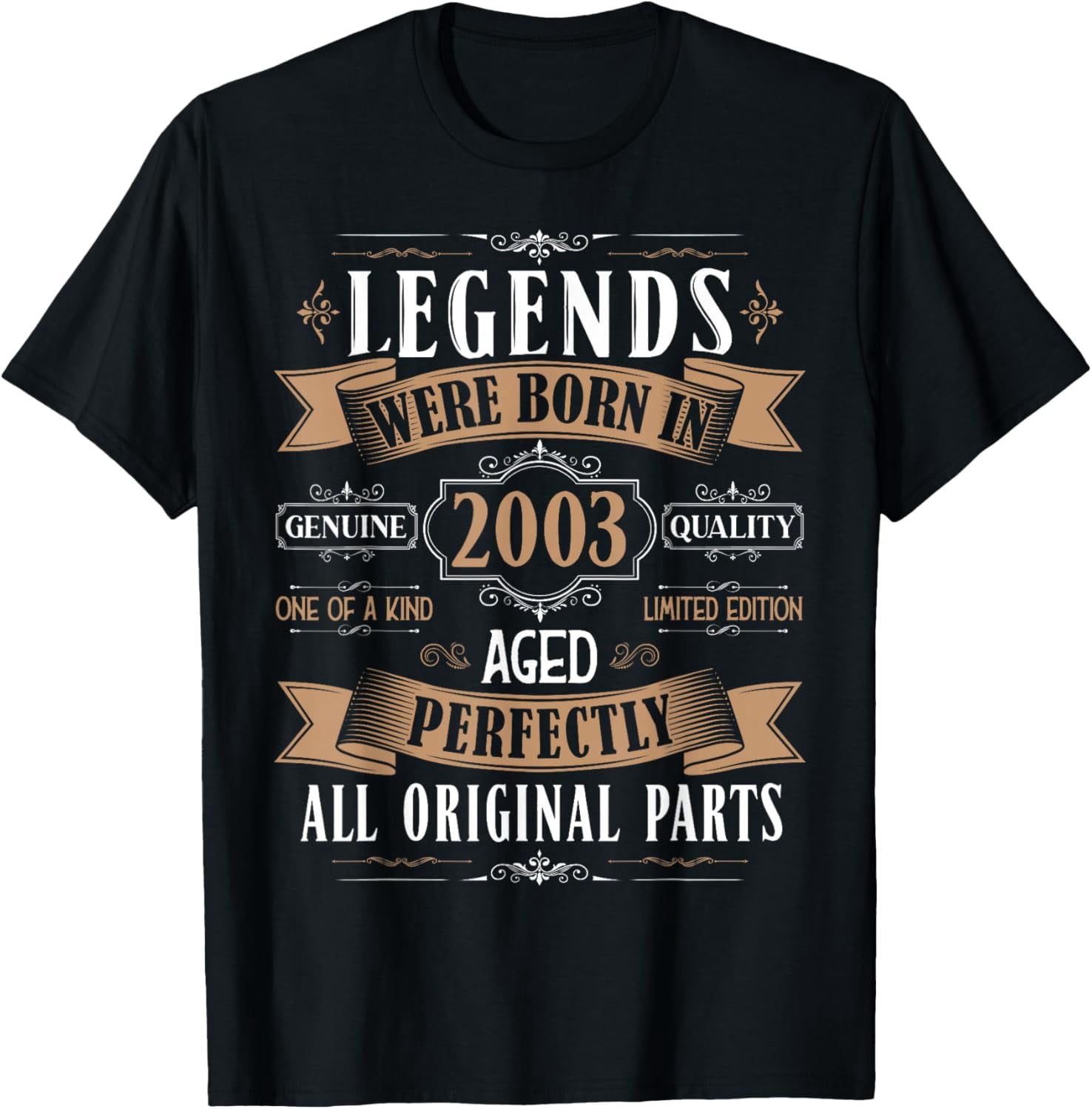 CLOTEX Legends Born in 2003 23rd Birthday 23 Years Old Bday Men T-Shirt ...