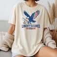 CLOTEX Liberty and Lures, Funny Fishing Shirt Men 4th of July ...
