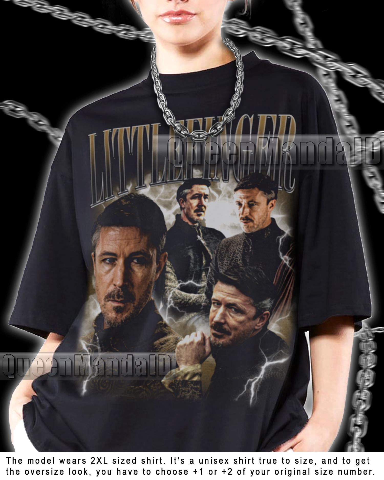 CLOTEX Littlefinger Shirt 90s Retro Fan T-Shirt, Unisex Movie Bootleg ...