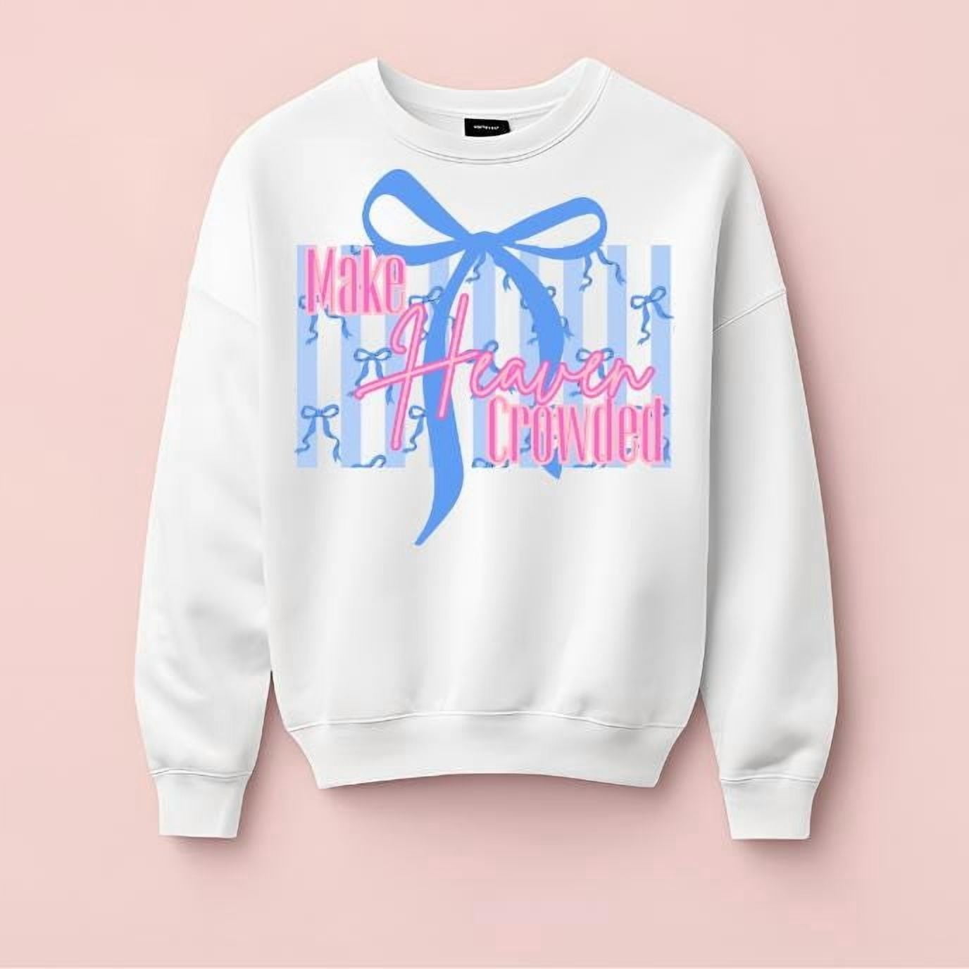 CLOTEX Make Heaven Crowded Bow Cute Coquette Aesthetic File Shirt ...
