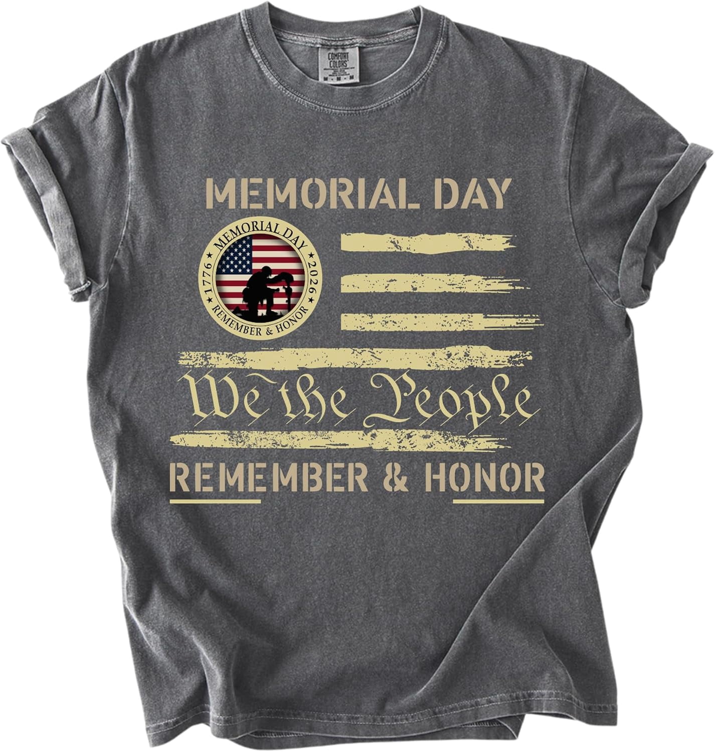 CLOTEX Memorial Day 2026 T-Shirt, Remember & Honor Tee, 250th ...