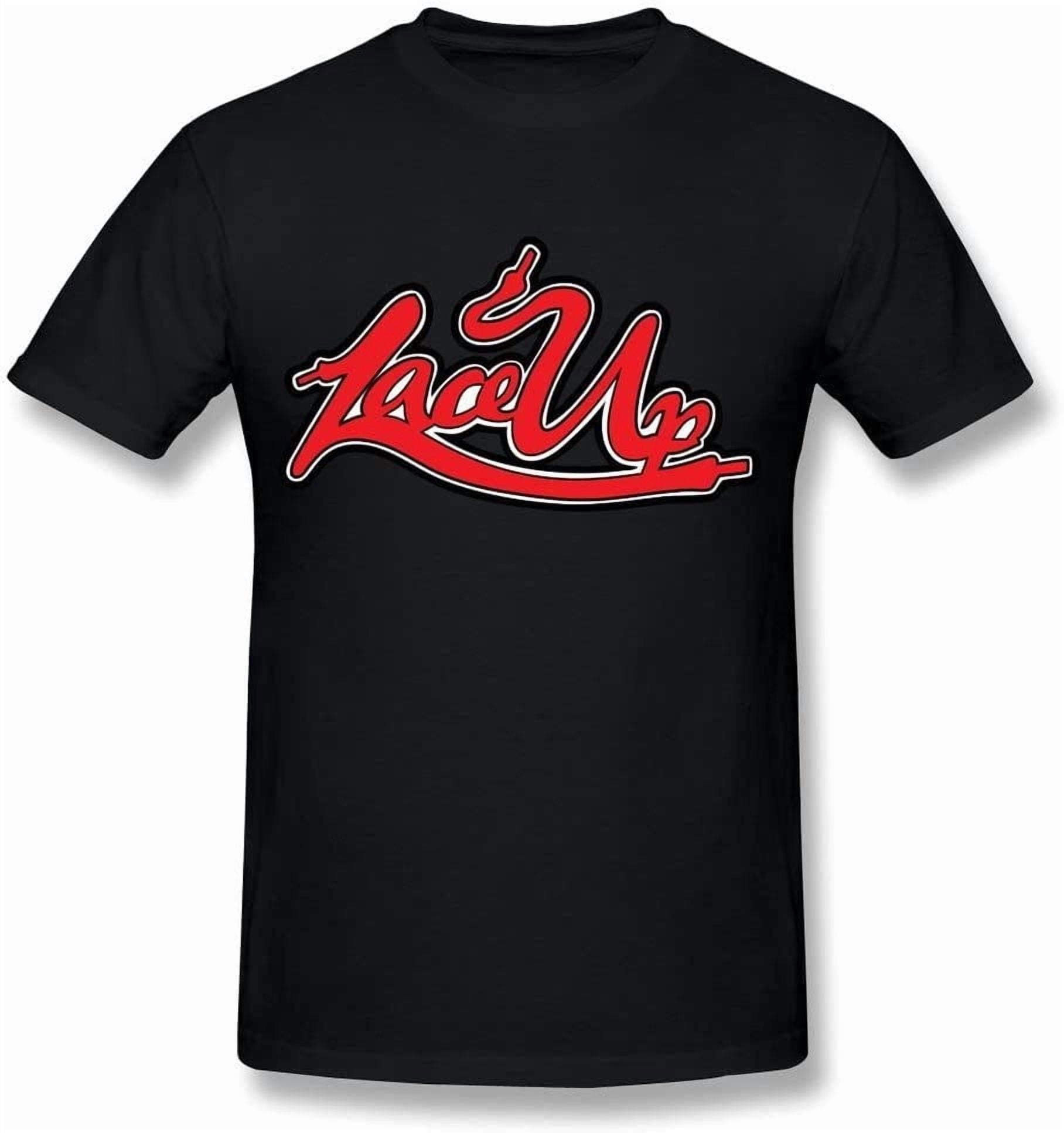 CLOTEX Men's Lace Up MGK Logo T Shirt Black, Navy L - Walmart.com