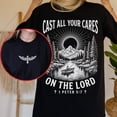 CLOTEX Mens Christian Comfort Colors Shirt Cast All Your Cares Lord 1 ...