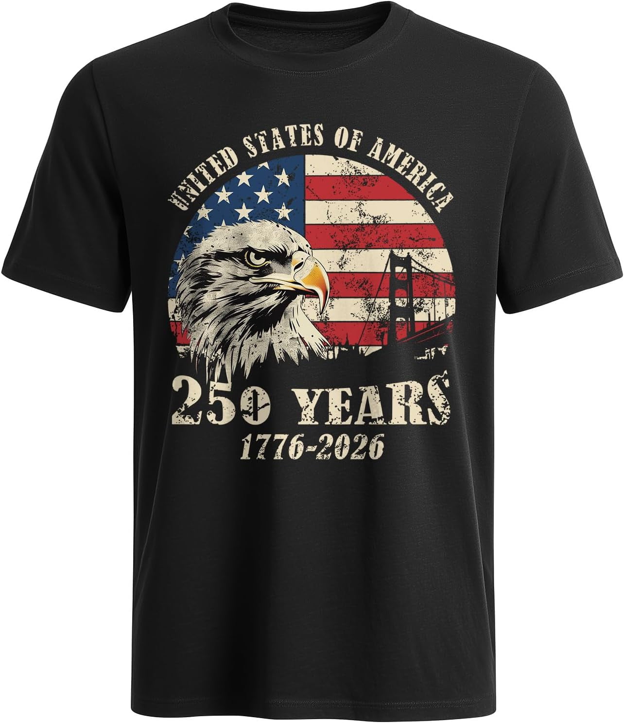 CLOTEX Mens Vintage American Flag T Shirt – USA Flag Patriotic Graphic ...
