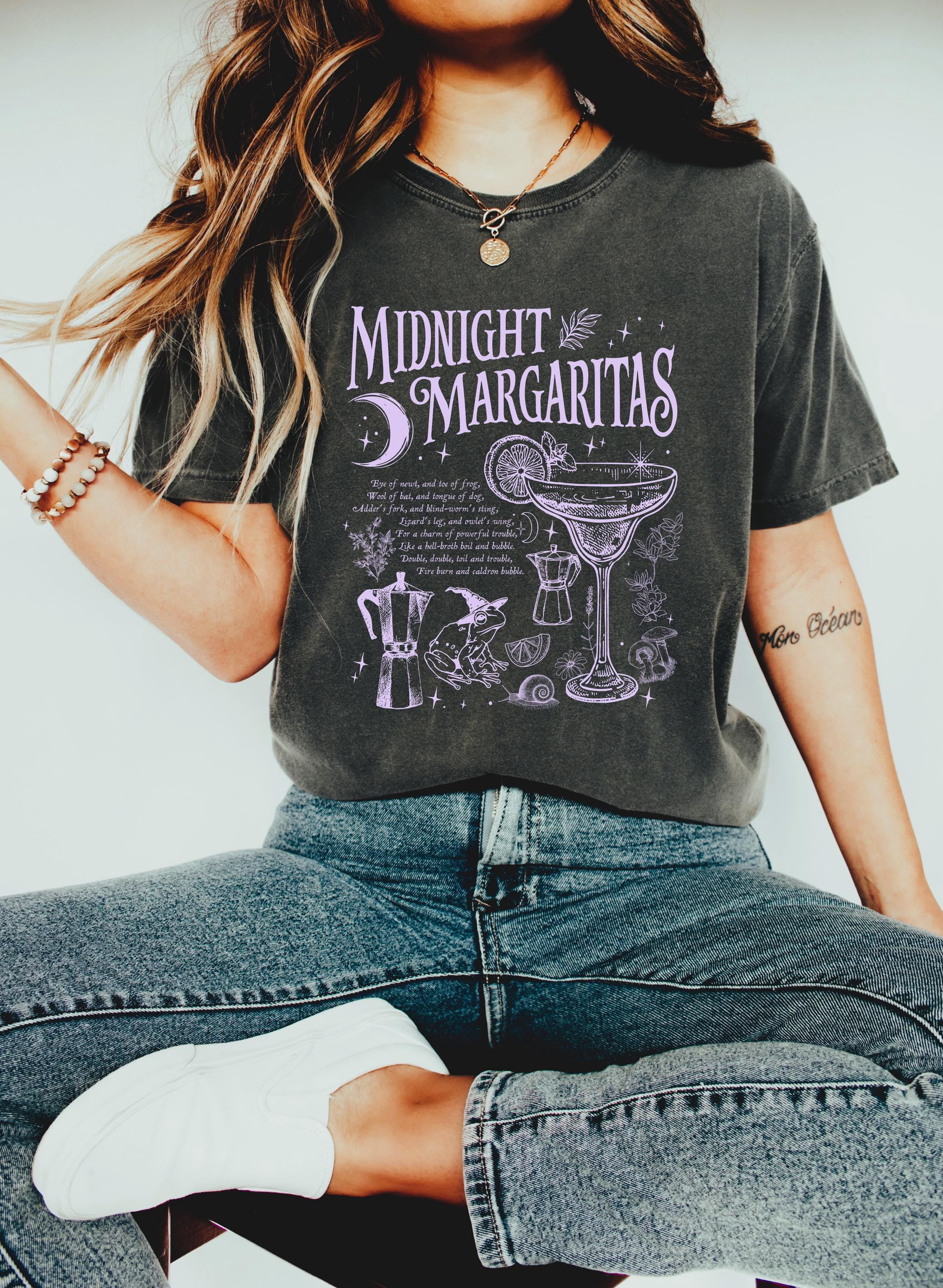 CLOTEX Midnight Margaritas Comfort Colors Shirt, Salt Rosemary Lavender ...