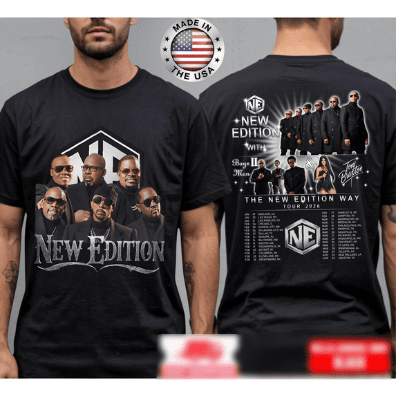 CLOTEX New Edition 2026 World Tour T-Shirt, Front & Back Design ...