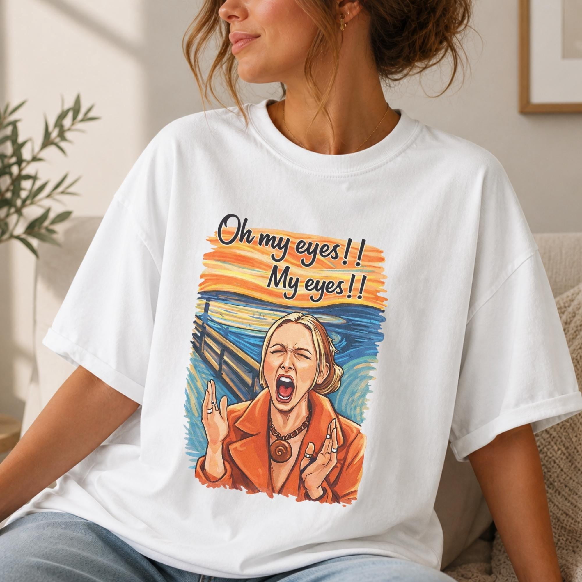 CLOTEX Phoebe Buffay 'Scream' Art Printed T-Shirt, Friends TV Show ...