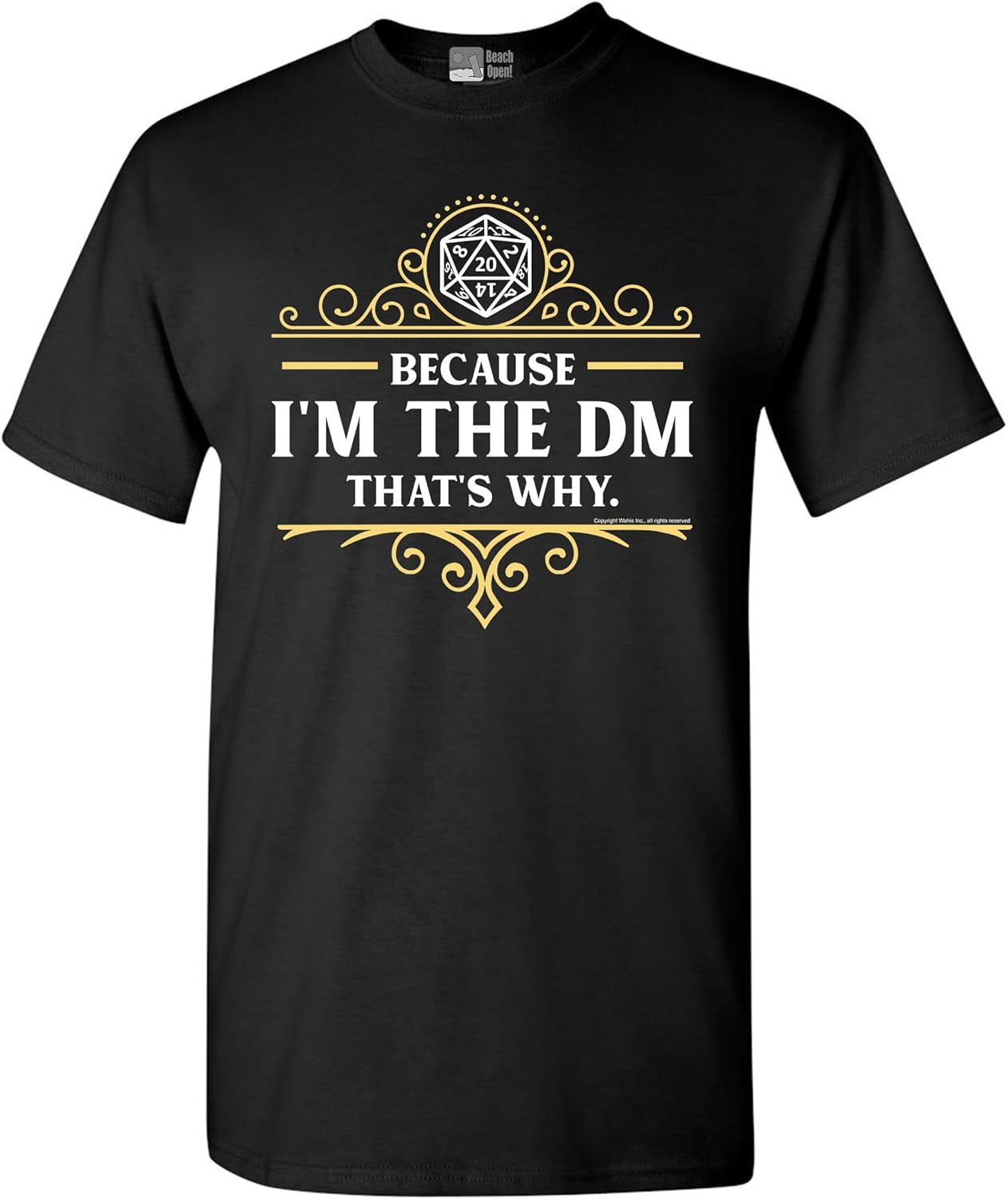 CLOTEX RPG Game Master Funny DT T-Shirt Tee, Dark Heather 5XL - Walmart.com