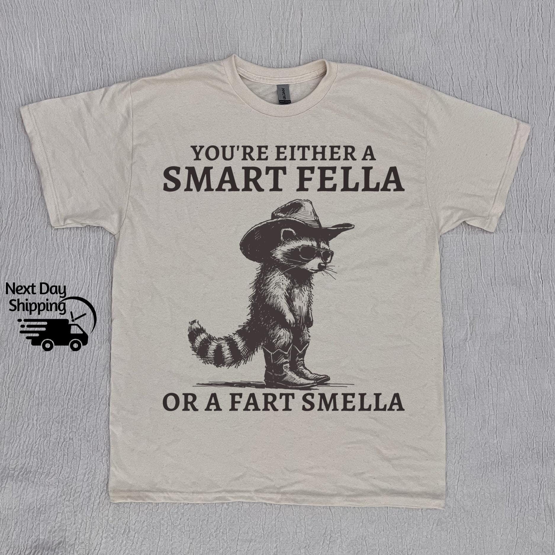 CLOTEX Retro Smart Fella 90s Shirt Funny Vintage Washed Distressed T ...