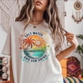 CLOTEX Salt Water Sunshine Shirt: Retro Beach Vibes Tee, Dark Heather ...