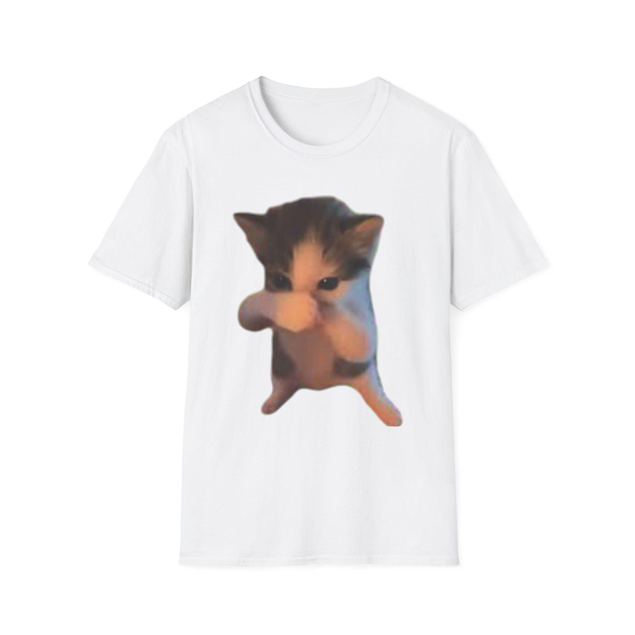 CLOTEX Scuba Cat Dancing Emote T-Shirt: Kitten Graphic Tee for Cat ...