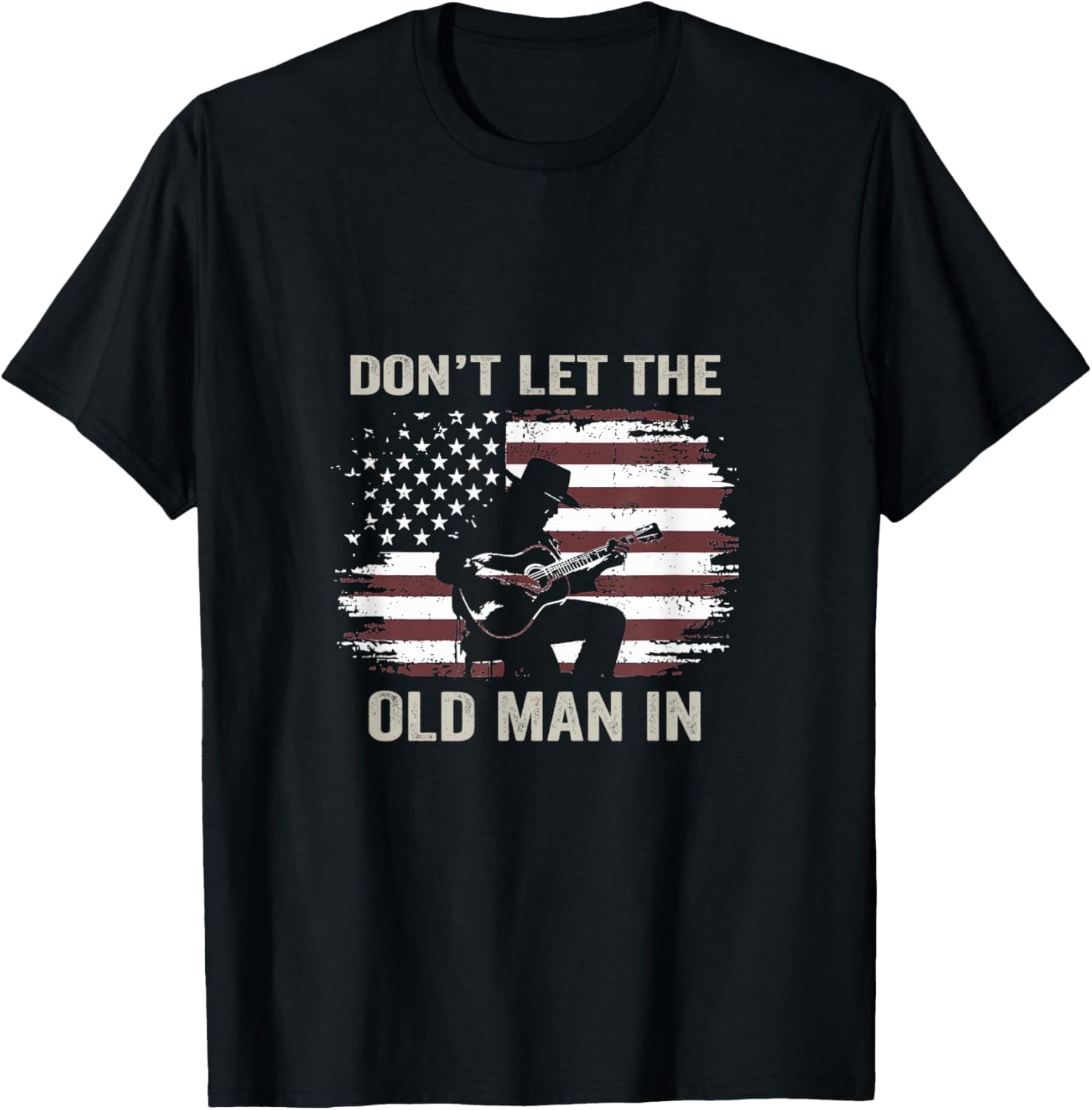 CLOTEX T-Shirt, Don't Let The Old Man, Vintage American Flag Graphic ...
