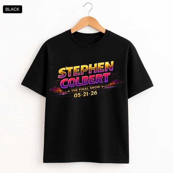 CLOTEX The Last Show Stephen Shirt, The Late Show Colbert Gift Graphic ...