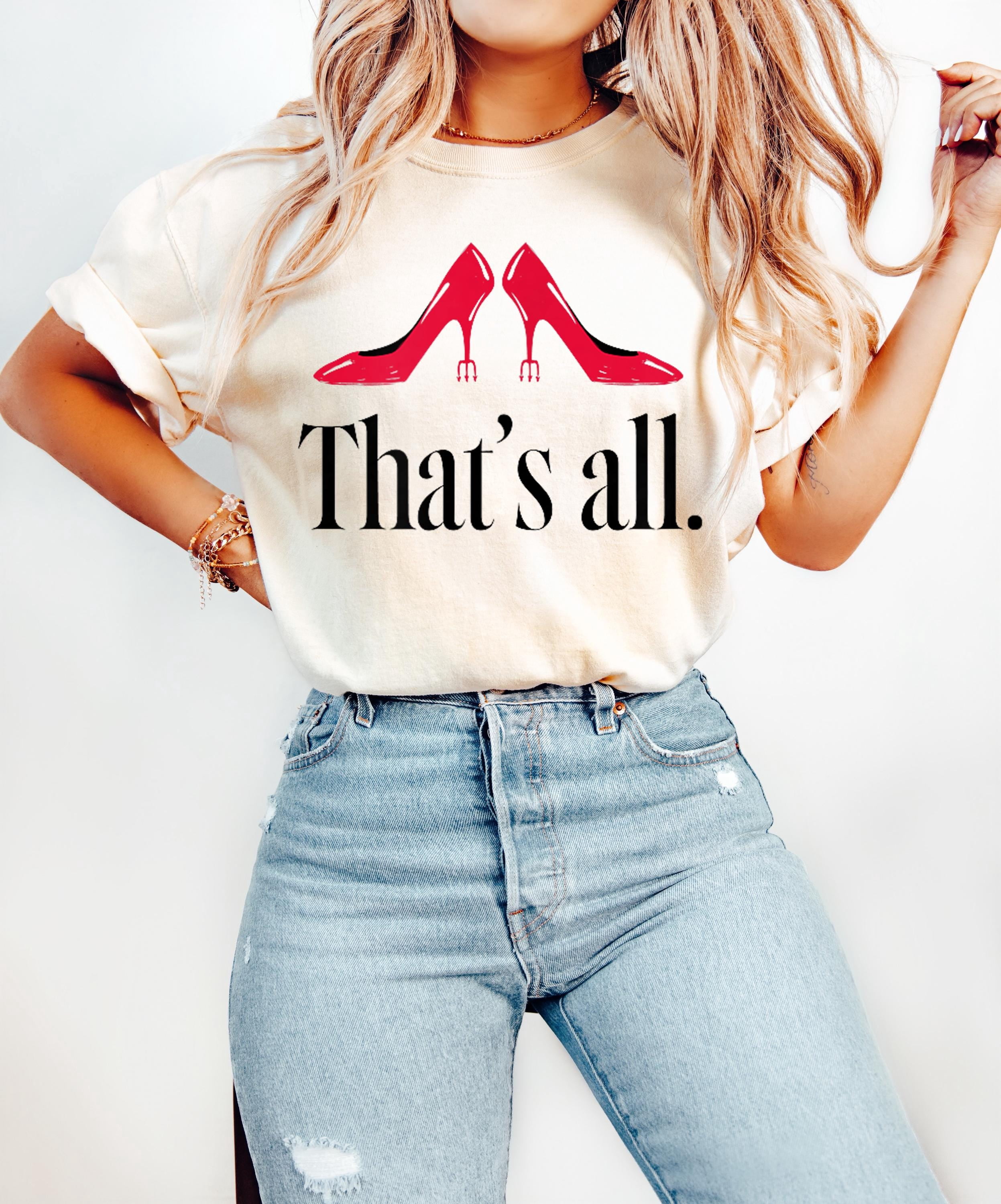 CLOTEX The Wears That's All Shirt, Boss Lady Vintage Movie Tee, Fashion ...