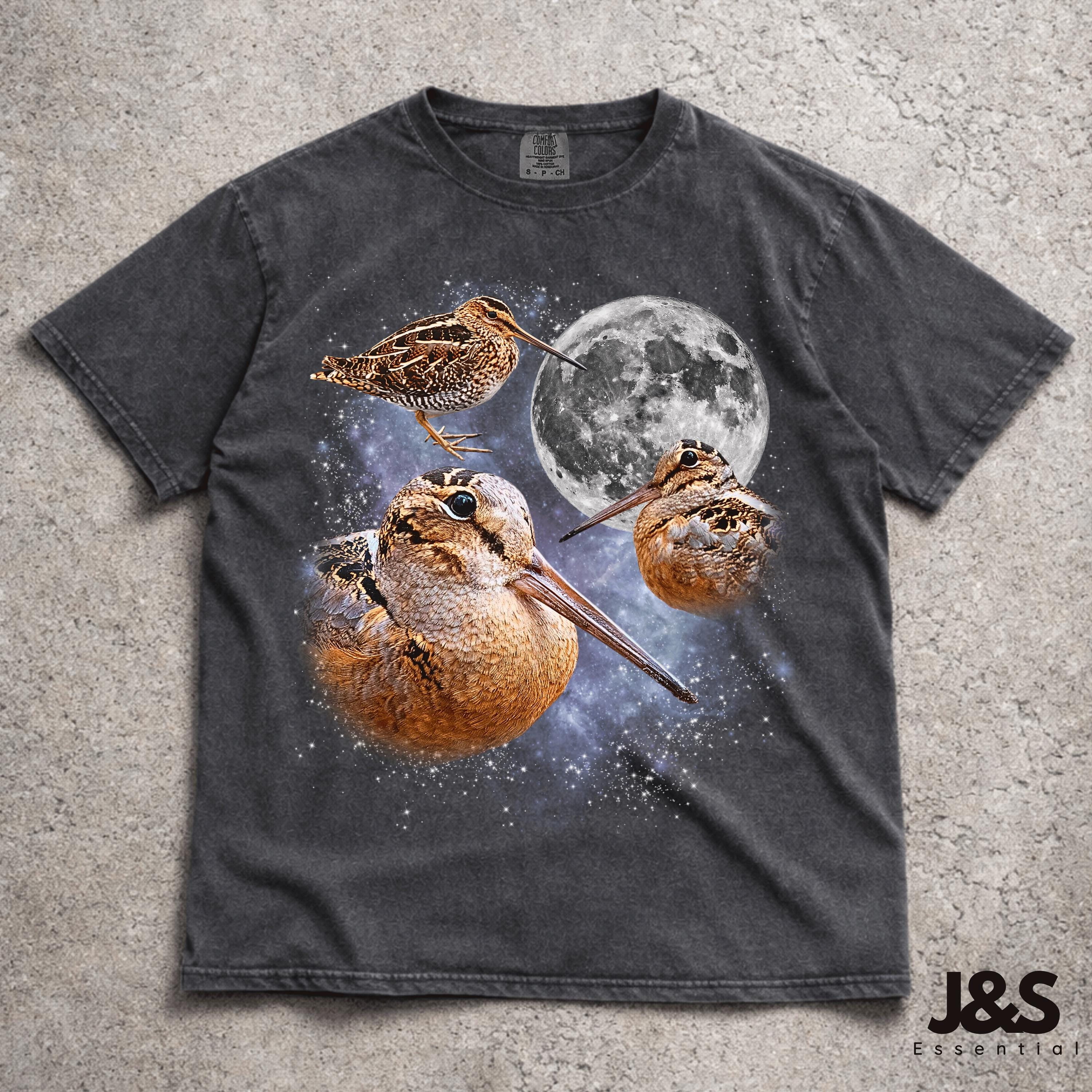 CLOTEX Three Meep Bird American Woodcock Moon Shirt, Vintage ...