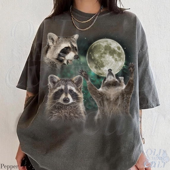 CLOTEX Three Retro Graphic T-shirts Vintage Comfort Colors Moon Tshirt ...