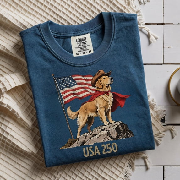 CLOTEX USA 250 Golden Retriever Cowboy Shirt, 1776 2026 Golden ...