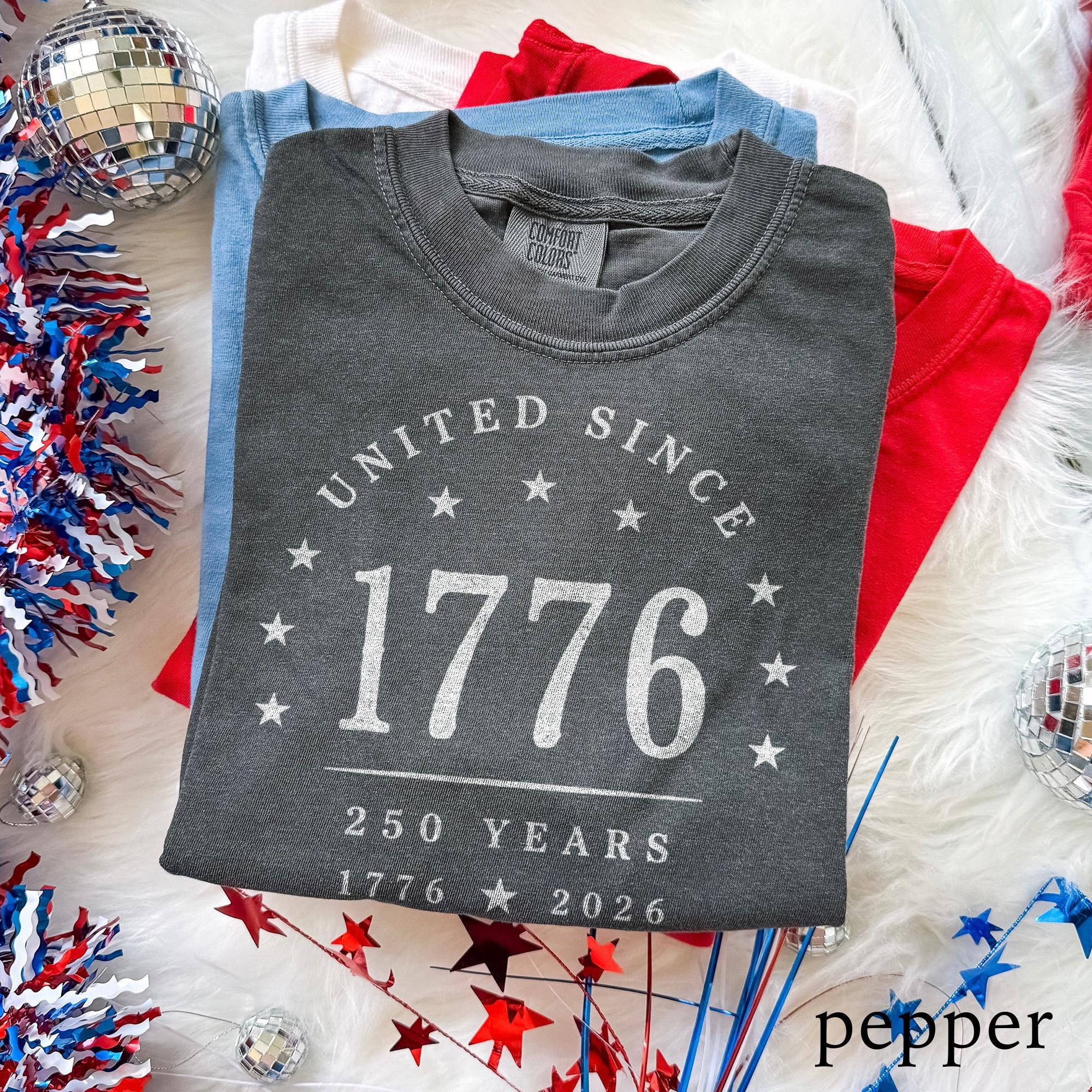 CLOTEX USA 250th Anniversary Independence Day Shirt, United Since 1776 ...