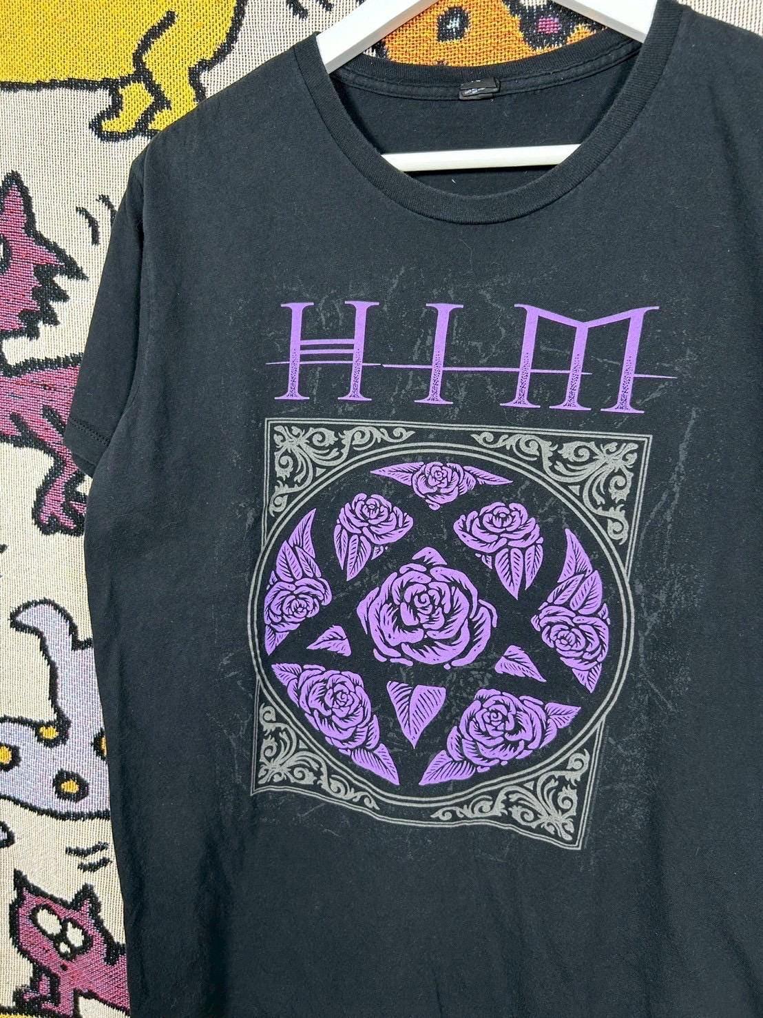 CLOTEX Vintage 2000s HIM Band tshirt, Crimson 4XL - Walmart.com