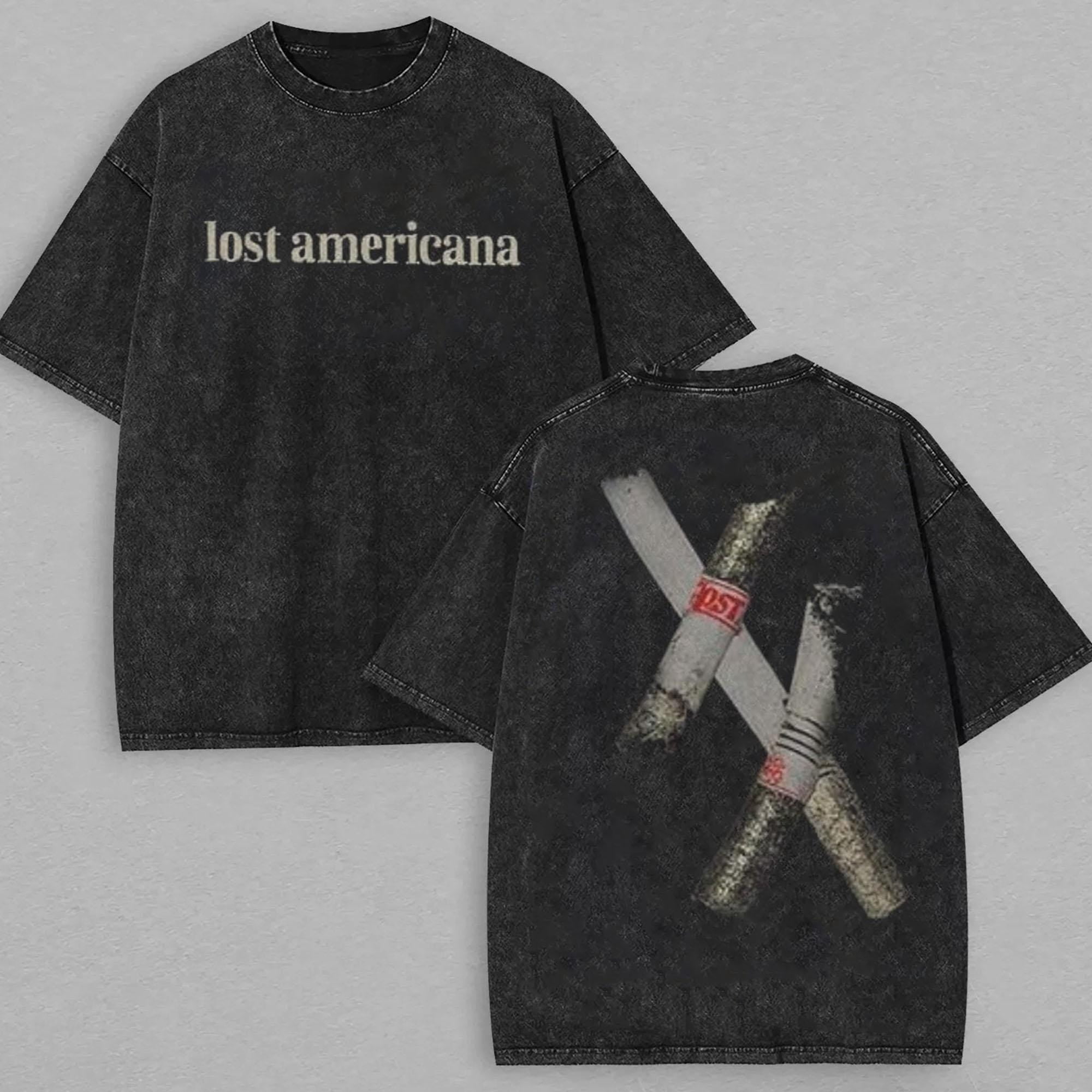 CLOTEX Vintage MGK 2026 Wash T-shirt, Lost American Tour 2025-2026 ...