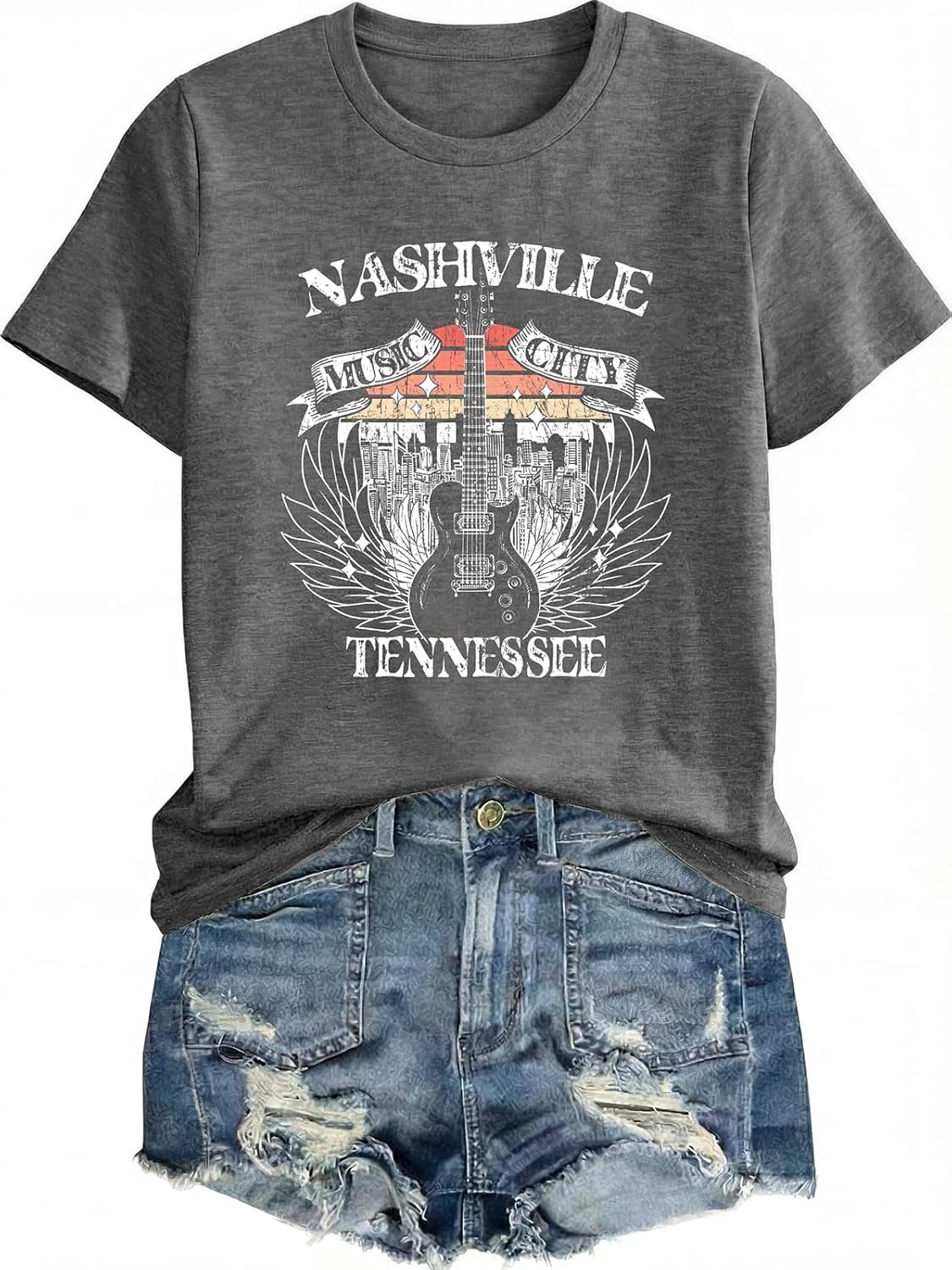 CLOTEX Women Rock Band T-Shirts Vintage Country Music Shirts Nashville ...