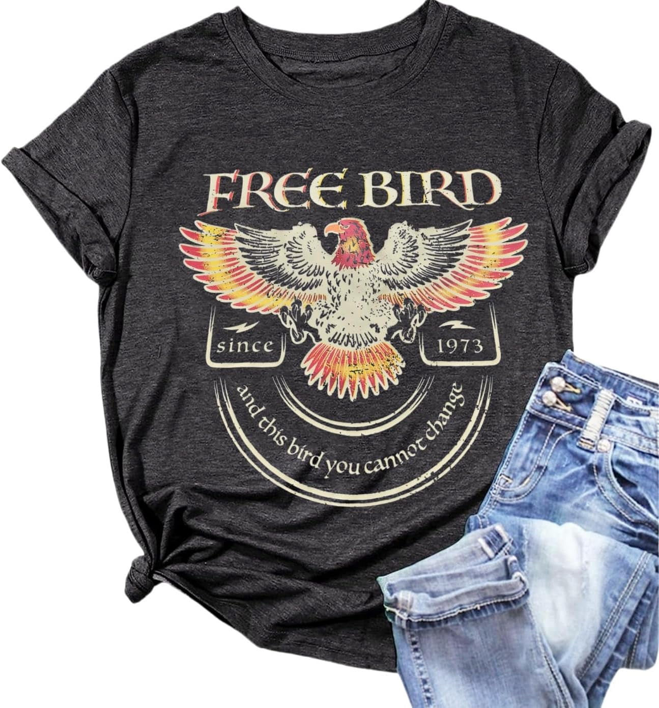 CLOTEX Women Vintage Rock Band Shirts Country Music Shirts Graphic Tees ...