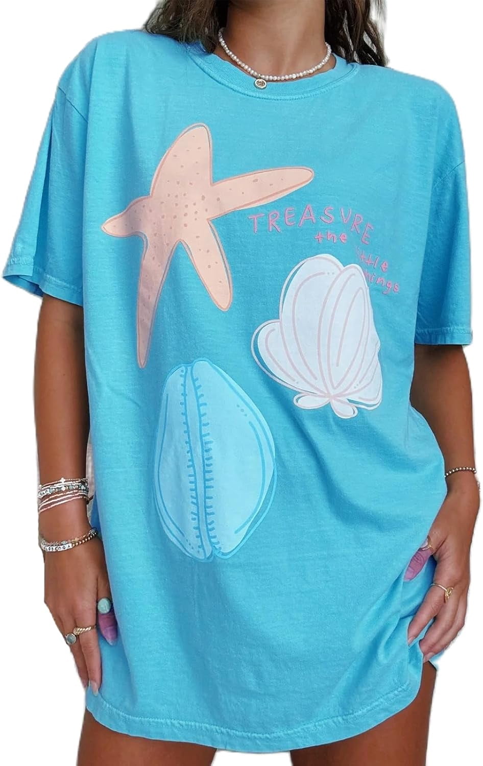 CLOTEX Women Y2k Oversized Summer Tops Cute Fruit Loose Fit Vintage T ...