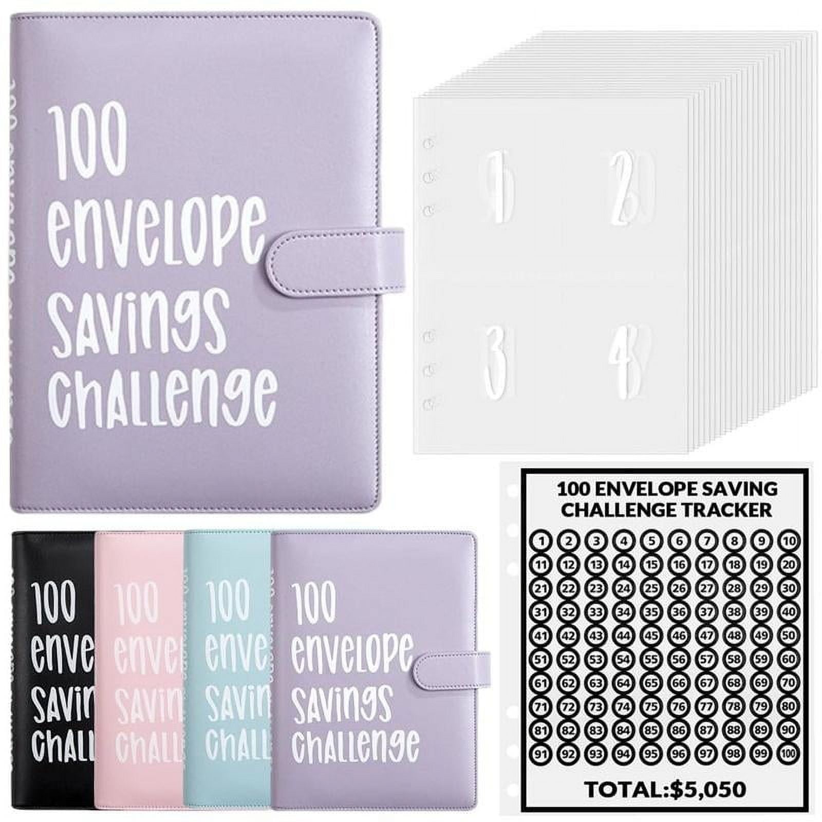 [CLOUDSEA]100 Envelopes Money Saving Challenge Binder, Budget Binder ...