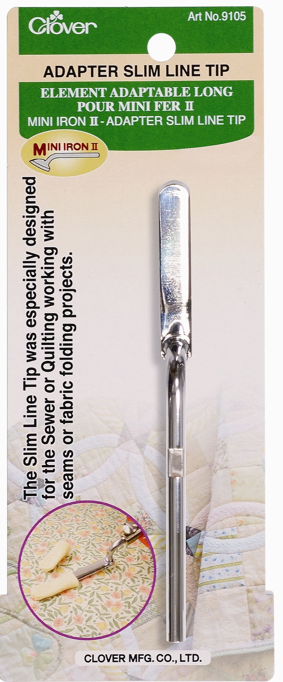 CLOVER 9105 Mini Iron II Slim Line Tip - Walmart.com