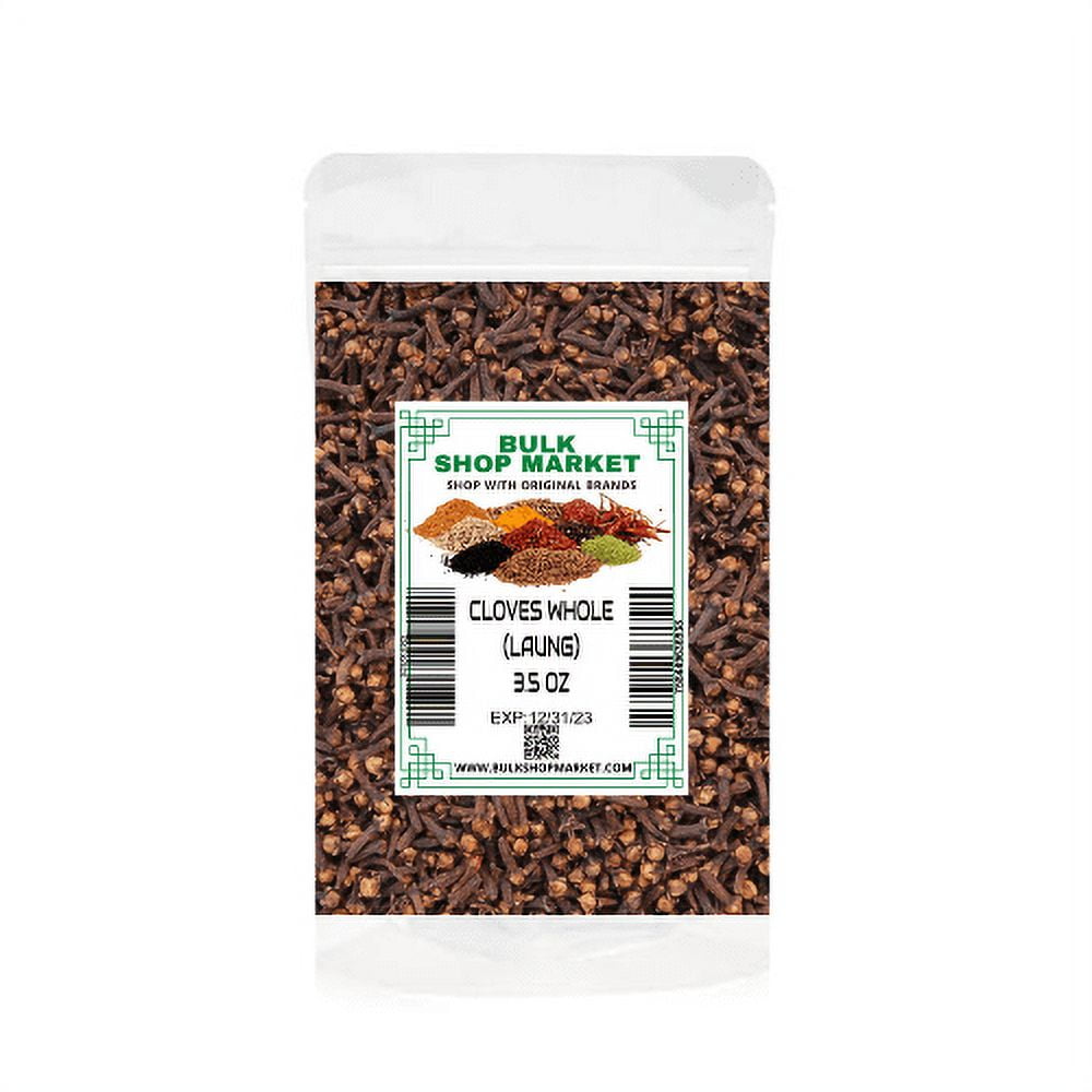 BulkShopMarket Whole Cloves Spice, 3.5 oz (100 gm) Seasoning - Walmart.com