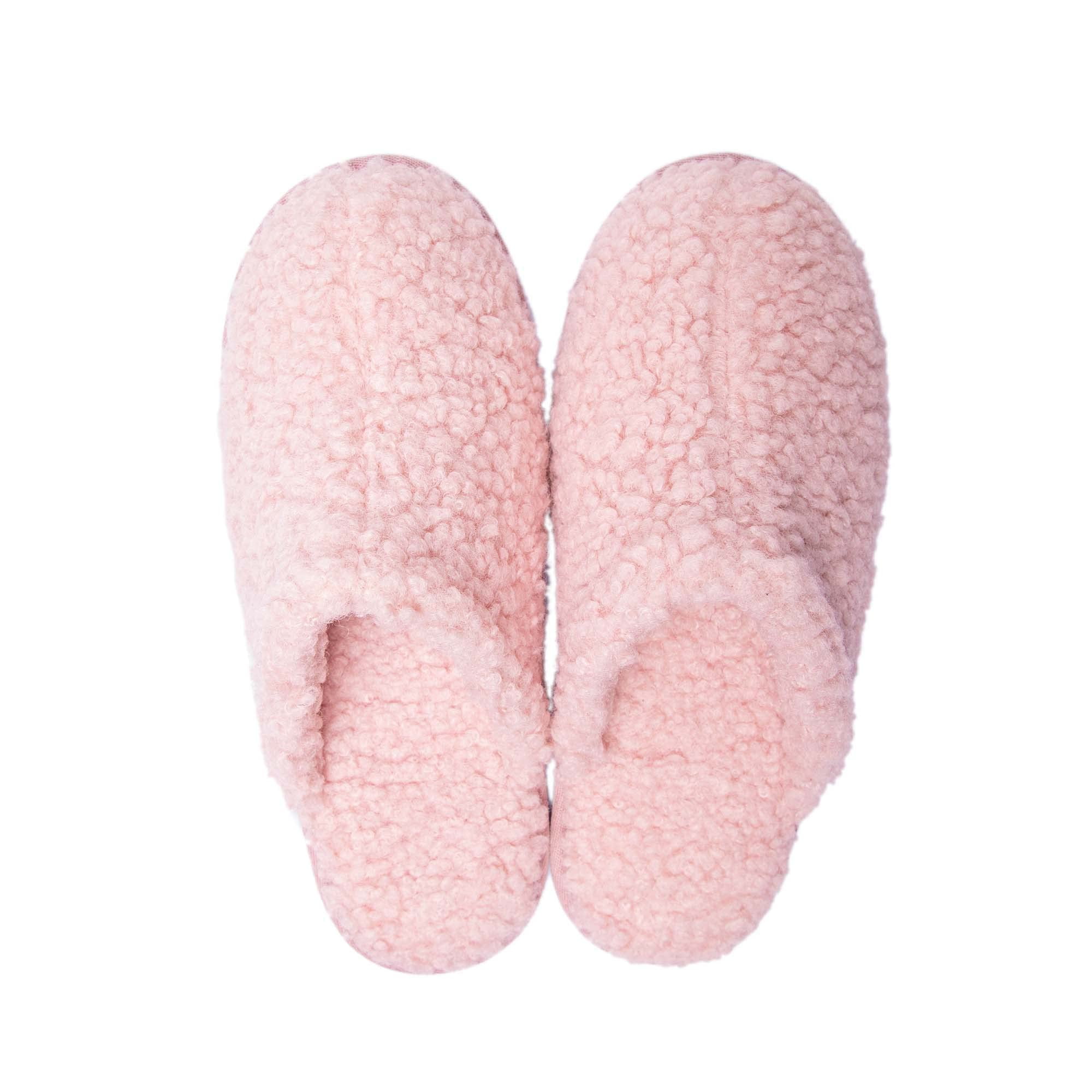 CLPP'LI Womens Slip on Fuzzy House Slippers - Pink - 6 - Walmart.com